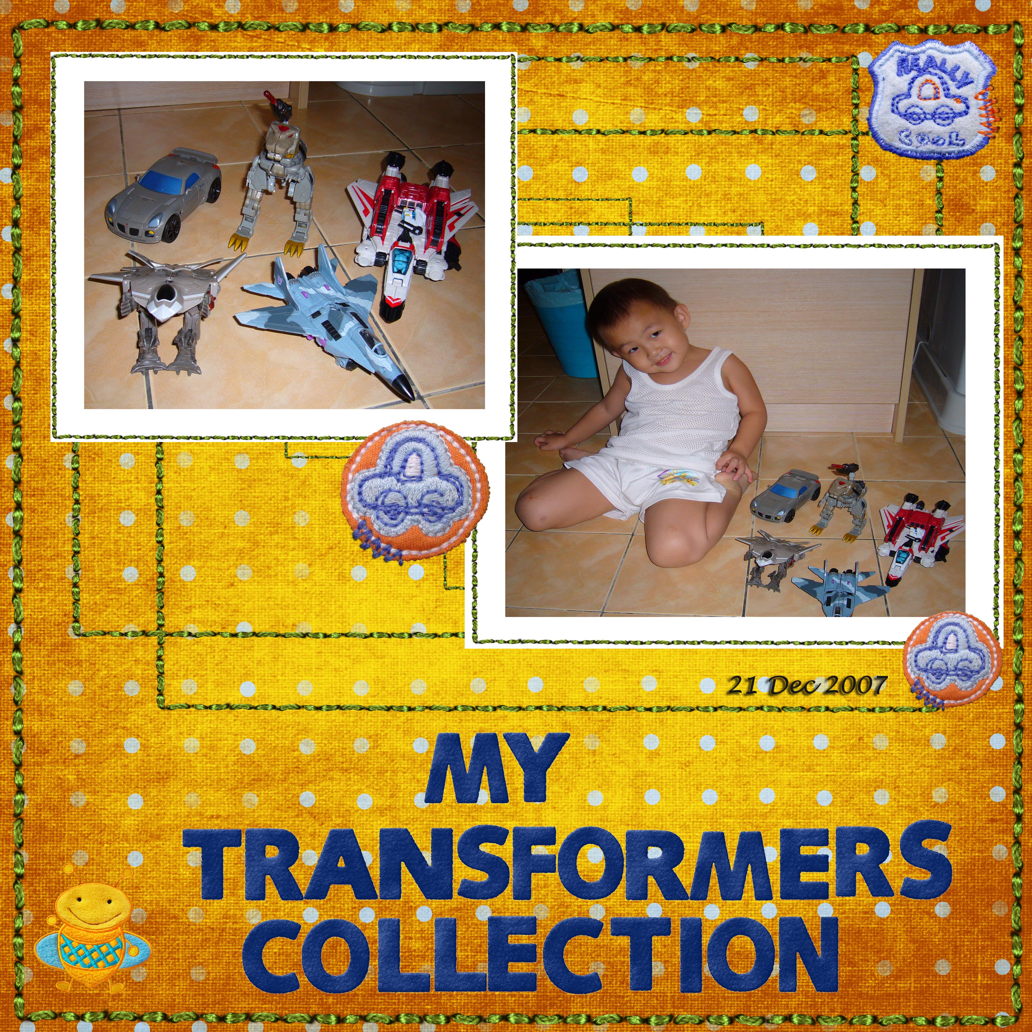 boy's transformers | Digital Scrapbooking at Scrapbook Flair