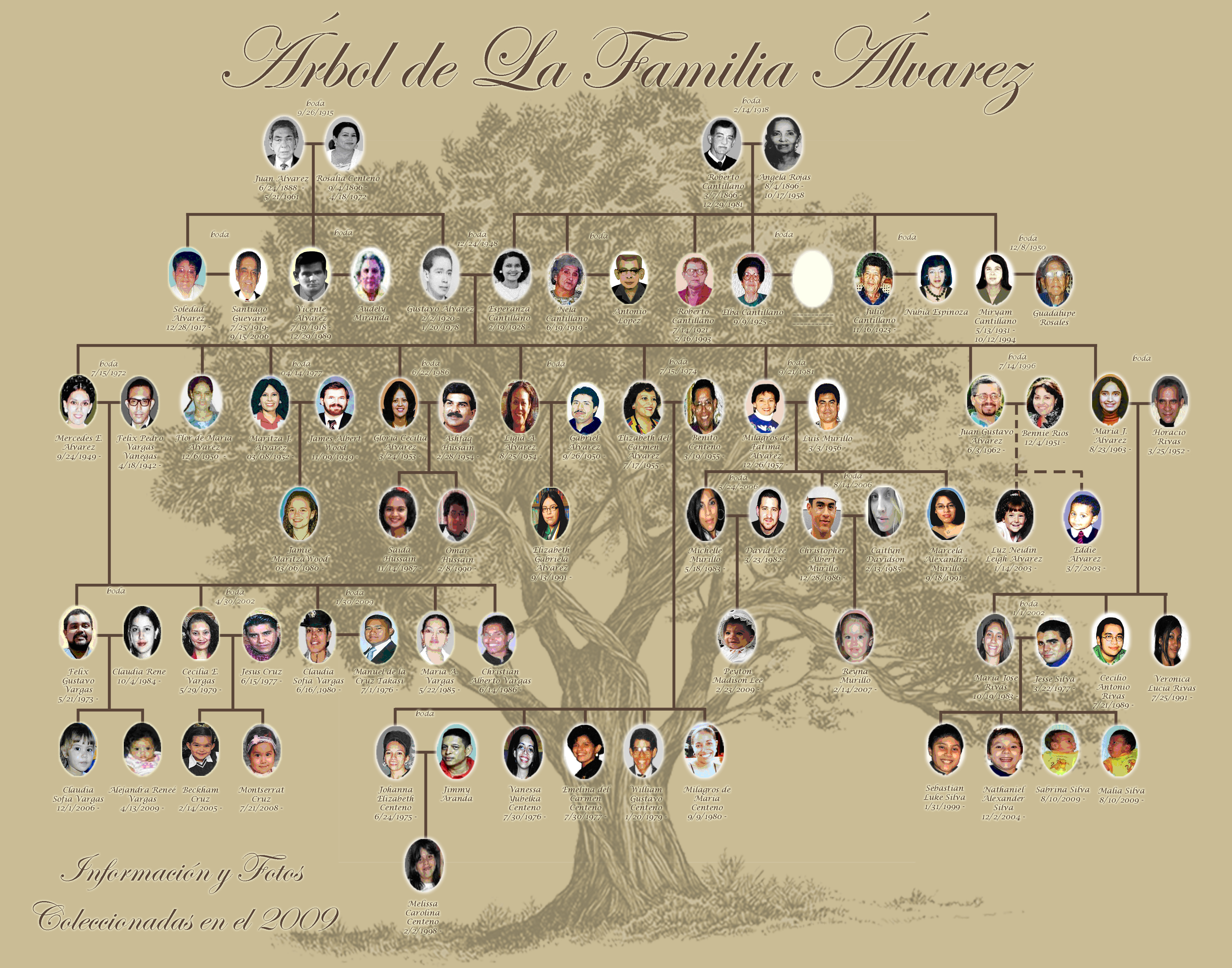 Family Tree Template In Spanish
