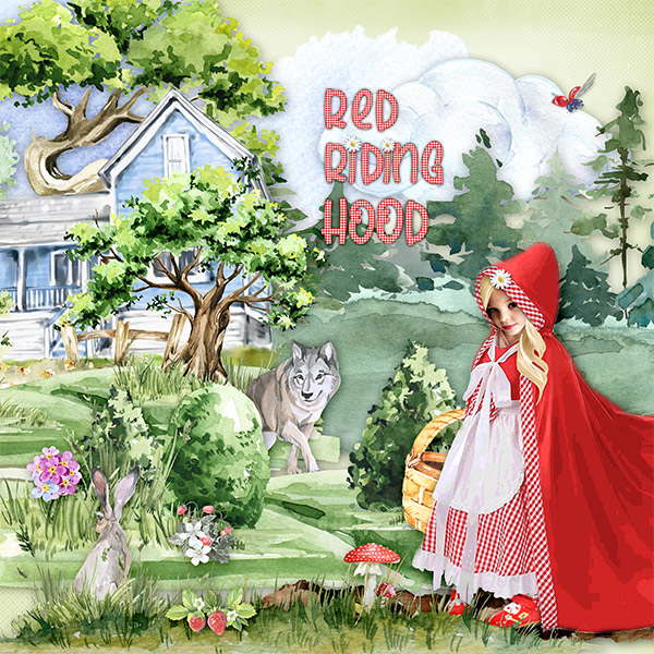 *Little Red Riding Hood* | Digital Scrapbooking at Scrapbook Flair